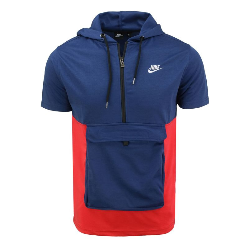 Nike Men's Tech Short-Sleeve Full Zip Cargo Hoodie & Short Set